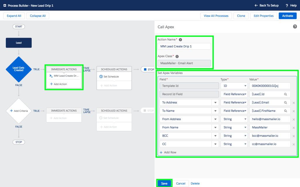 How to Setup Email Drip Campaign in Salesforce with the Workflow Processes and Process Builder